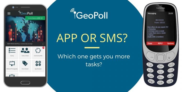 GeoPoll App or SMS: Which is better? - GeoPoll