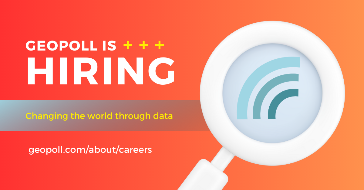 Job Opening - Survey Operations Administrator - GeoPoll